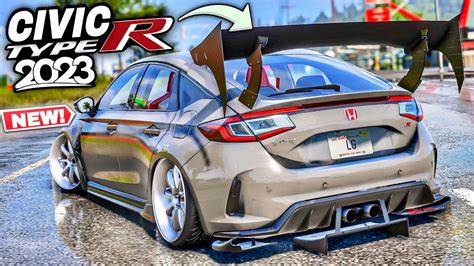 Novo Honda Civic Type R 2023 No Need For Speed Heat Mod Swap Top