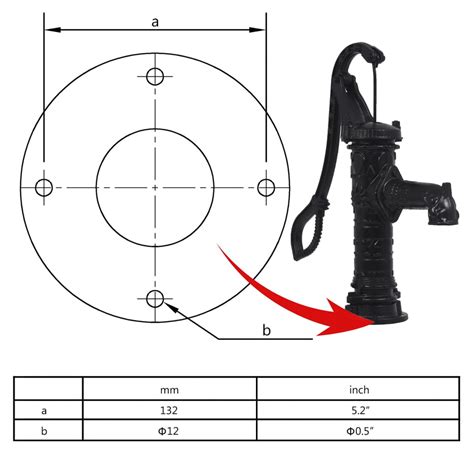 Garden Water Pump With Stand Cast Iron Buy Now From Mk Discount