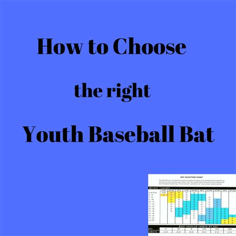 How To Choos The Right Youth Baseball Bat