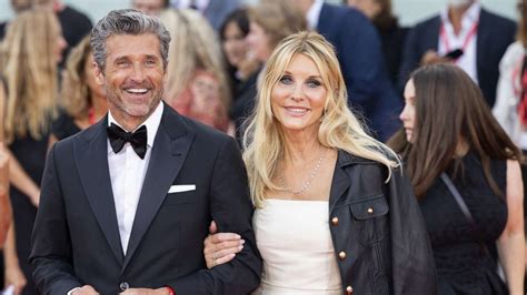 Patrick Dempsey Steps Out With Wife Jillian Fink At Venice Film
