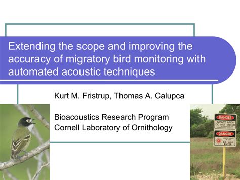 Pdf Extending The Scope And Improving The Accuracy Of Migratory Bird