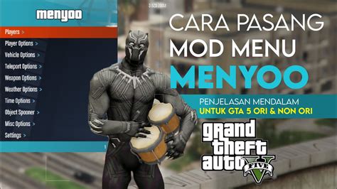 Cara Install Mod Menyoo Trainer Di Gta 5 Pc Original And Non Original Youtube