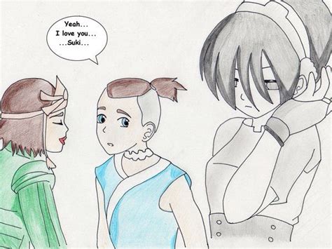 Avatar The Last Airbender Toph And Sokka Kiss