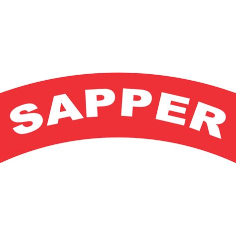 Us Army Sapper Tab Decal Sapper Army Combat Engineer Corps Veterans