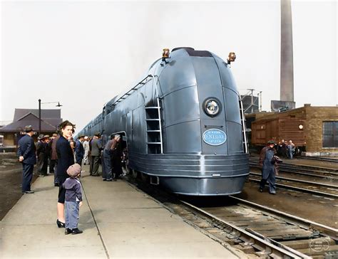 1936 New York Central Mercury Train The Mercury Train Ny Central