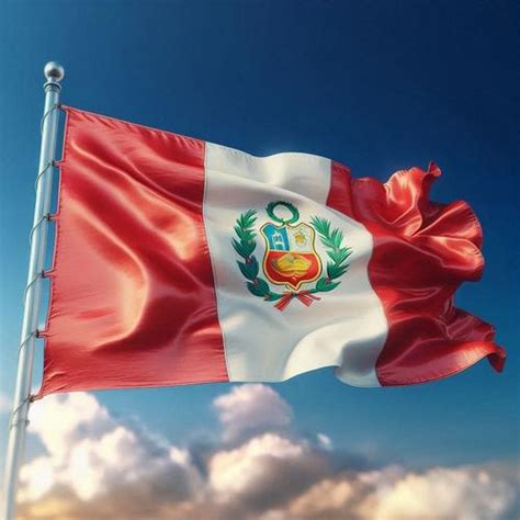 Vertical Red White Red Flag Which Countries Peru And Canada
