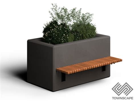 Concrete Planter Block 1800 X 1000 Edge Seat Townscape Products