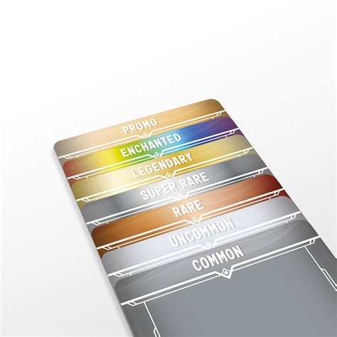 Rarity Set Lorcana Card Dividers