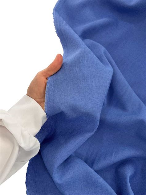 Viskon Keten Kumaş İndigo Keten Linen Kumaş