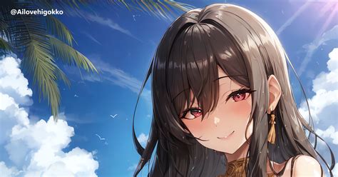 爆乳 ビーチ！！ Ai Love Higokkoのイラスト Pixiv
