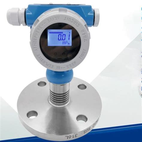Single Flange Straight Mounted Pressure Transmitter High Quality