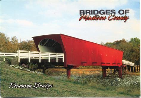 Usa Iowa Roseman Bridge Bridges Of Madison County Covered