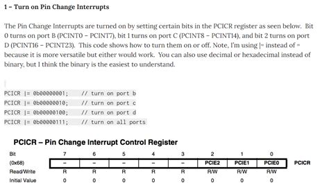 Avr Assign An Interrupt To Any Pin Of The Atmega Microcontroller Arduino Stack Exchange