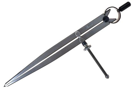 Shinwa 20cm Steel Compass Spring B Precision Scoring Tool Carbon Steel