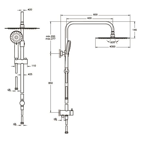 Shower Columns Lite Lc Shower Column A45700exp Vitra Georgia