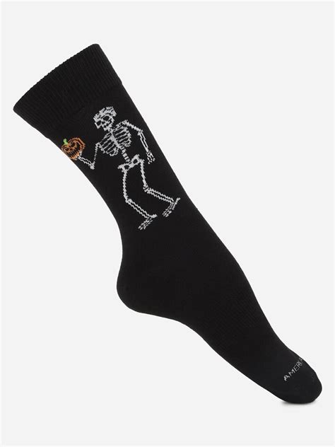 Buy American Eagle Outfitters Men Halloween Patterned Calf Length Socks