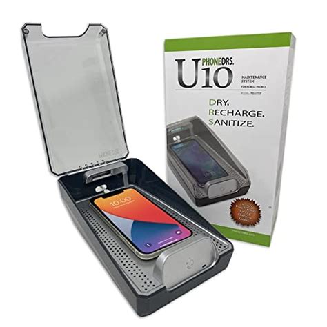 Phonedrs U10 Uv C Cell Phone Sanitizer With Dryer And Charger