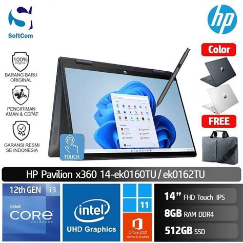 Promo Hp Pavilion X Ek Tu Ek Tu Laptop In Core I U Gb Gb Ssd Touch