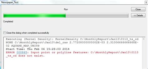 Model Builder Kernel Density Error Esri Community