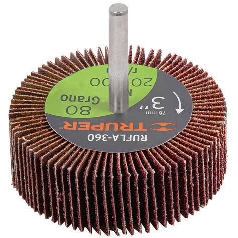 Rueda Flap De 3 Grano 80 Truper