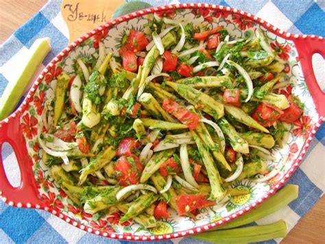 Bamya Salatası Tarifi Resimli Anlatım Yemek Tarifleri