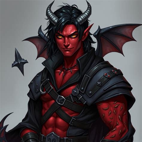Meet The Confident Tiefling Warlock