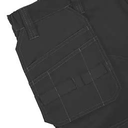 Apache Apkht Two Work Trousers Black 34 W 33 L Screwfix