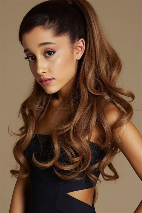 Ariana Grande Wearing Black Mi Image Created By 𝒟𝓇𝑒𝒶𝓂𝑔𝒾𝓇𝓁 ⋆