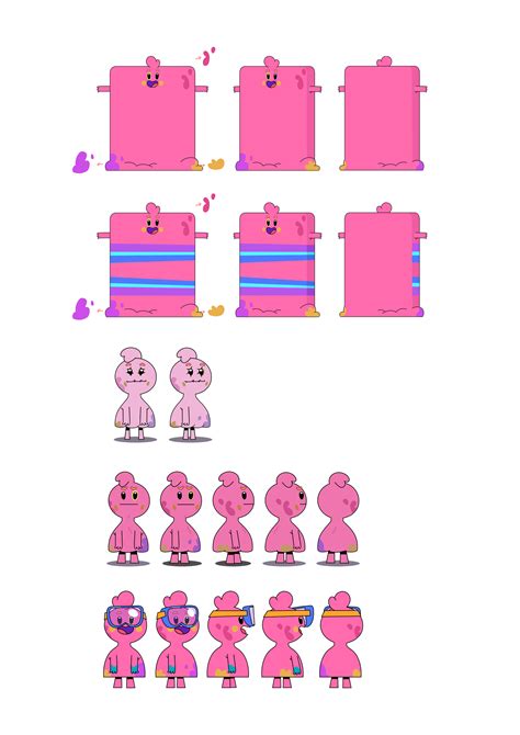 Ba Da Bean Char And Prop Design 3 Images Behance