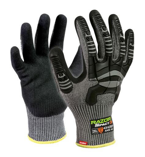 Razor Impact 3 Gloves Pair For Sale Nz Safety Blackwoods