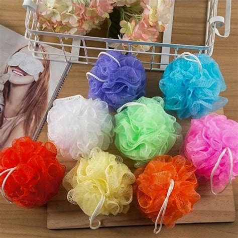Kit 12 Nylon Loofah Sponges With String For Exfoliating Bath For Sale Australia New Collection