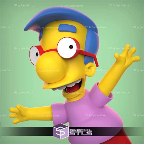 Milhouse Van Houten Simpson Stl Files Specialstl