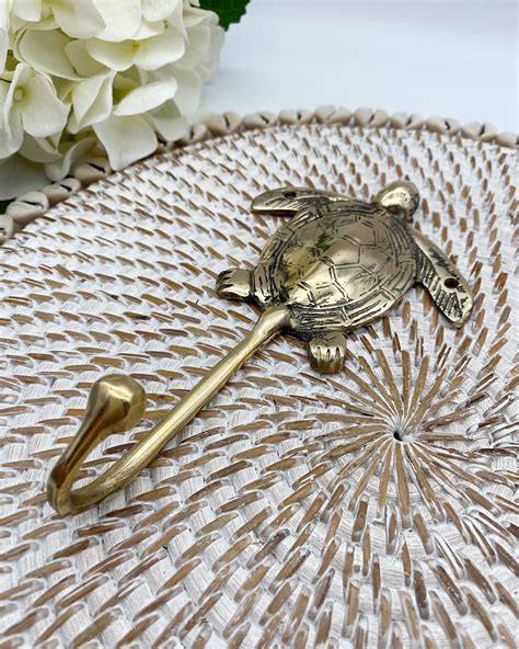 Turtle Hook Brass