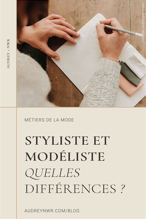 Styliste Modéliste Quelles Différences