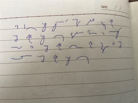 Teeline Practice R Shorthand