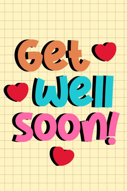 Get Well Animated Messages Free Get Well Soon  Cards Online Get