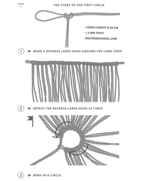 Macrame Snowflake PDF Tutorial For Beginners Pdf Download By Macrame Babe Etsy