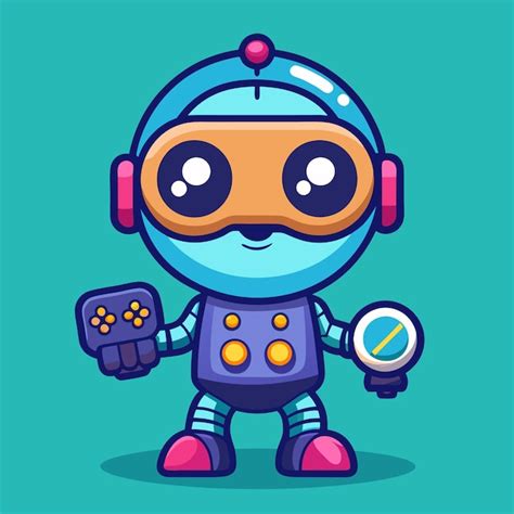 Cute Robot Premium Ai Generated Vector