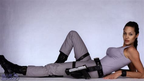 Angelina Jolie Lara Croft Tomb Raider Promoshoot 2001 • Celebmafia