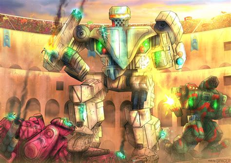 Battletech Steiner Coliseum By Spacer Battleart On Deviantart