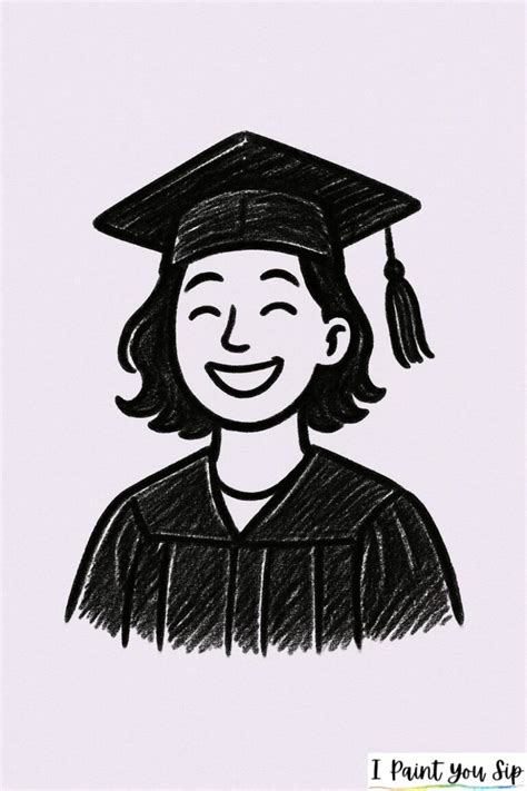 19 Graduation Drawing Ideas To Celebrate New Beginnings I Paint You Sip