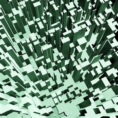 Premium Photo Abstract 3d Square Pixel Geometric Background Cube