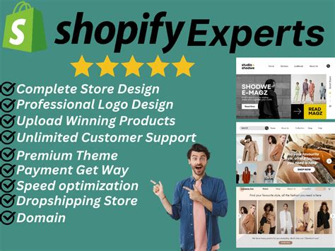 Shopify Store Designer Shopify Expert Dropshipping Shopify Custom