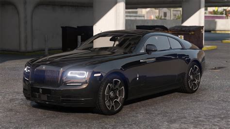 2019 Rolls Royce Wraith Black Badge Add On Logo Animated Gta5