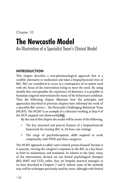 Pdf The Newcastle Model