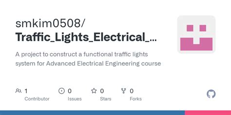 GitHub Smkim Traffic Lights Electrical Engineering A Project To Construct A Functional
