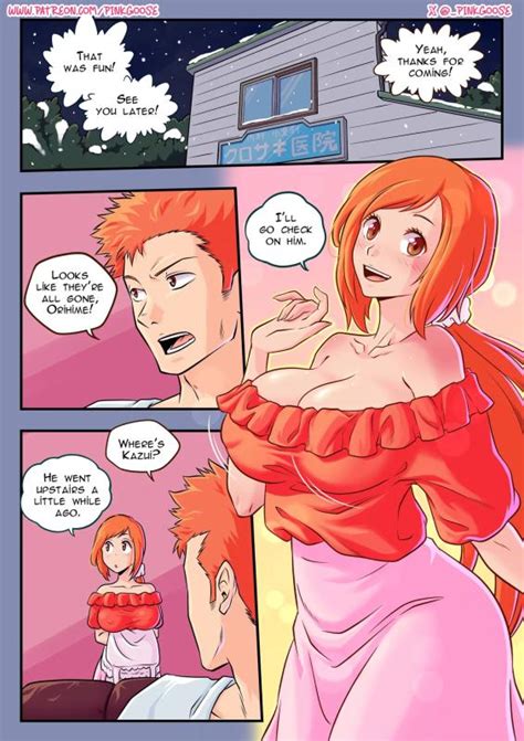 Pinkgoose Orihime X Ichigo Comic