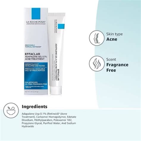 La Roche Posay Effaclar Ad Apa Lene Gel 01 Acne Treatment 45g