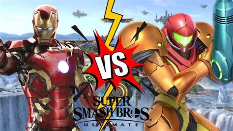 Iron Man Vs Samus Aran Super Smash Bros Ultimate Youtube
