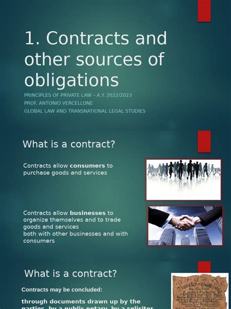 contract 1 contracts and other sources of obligations pdf